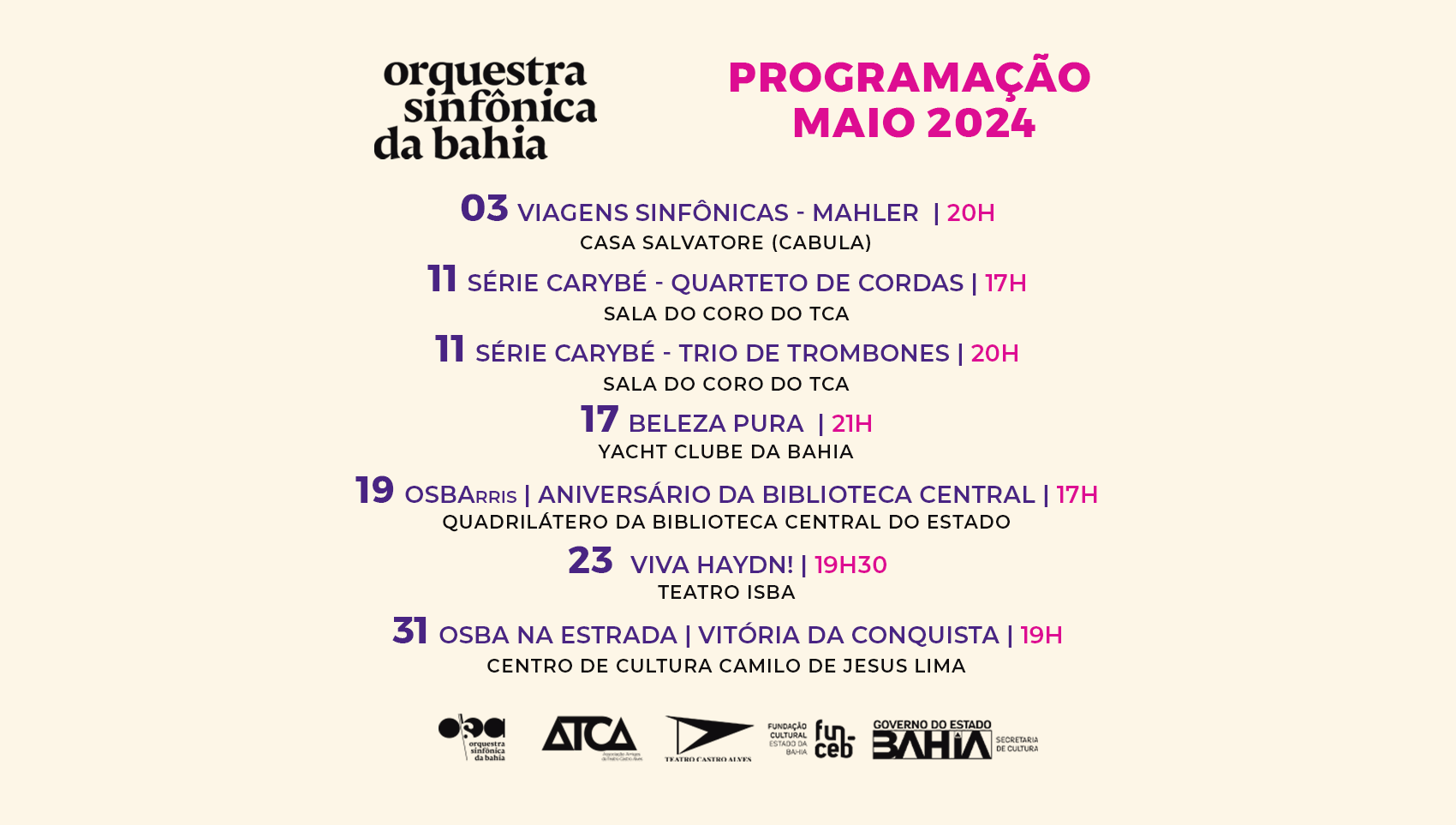 Orquestra Sinfônica da Bahia – OSBA
